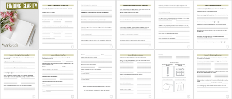 Finding Clarity 7-Day Email Challenge PLR Upgrade ...